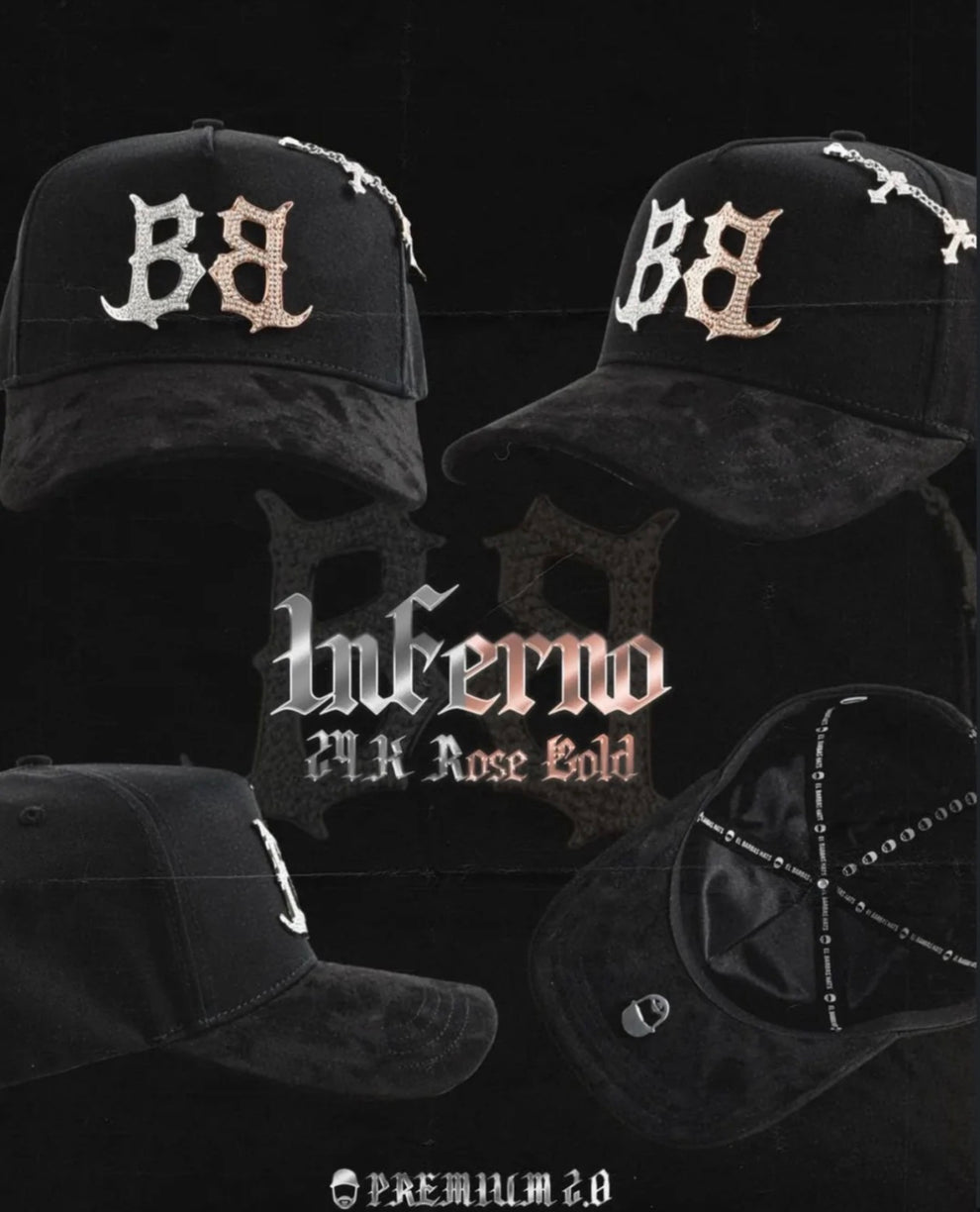 Gorra Barbas Hats Inferno 24k Rose Gold K The King Moda Caps